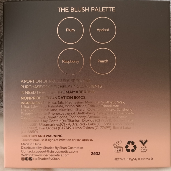 Shades By Shan | Makeup | Shades By Shan Blush Palette | Poshmark
